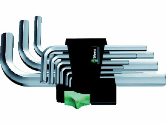 【仕様】●型番：021406●入数：1S●セット内容（mm）：1．5、2．0、2．5、3．0、4．0、5．0、6．0、8．0、10．0●セット内容（本）：9●クロムメッキ●REACH対応品●ホルダ●対辺1．5サイズは通常の六角棒レンチです。...