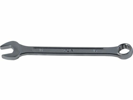 【商品説明】●スパナとめがねレンチを組み合わせた1丁で2役のレンチです。●スパナ部は仮締め用、めがね部は本締め用として使用できます。●めがね部角度は15°です。【仕様】●型番：CW-14●二面幅寸法（mm）：14．0●全長（mm）：170●...