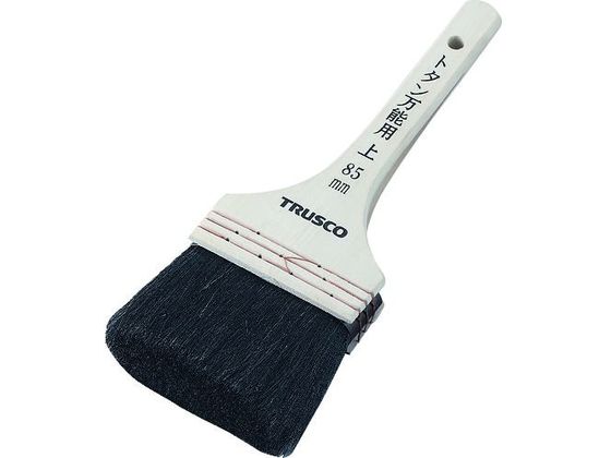 【商品説明】●トタン屋根などの塗装に最適な耐久性に優れた平刷毛です。●立型、一般向けの平刷毛です。【仕様】●型番：TPB-469●刷毛幅（mm）：85　●毛丈（mm）：60　●玉厚（mm）：24　●全長（mm）：257　●適合品番●毛：馬毛...