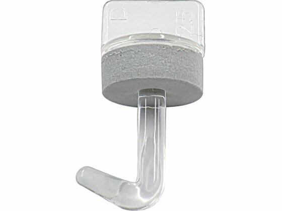 【商品説明】●太さを約5mmにし、支え部分をフラット形状にしています。【仕様】●型番：10176060●入数：12個●色：クリア ●全長（mm）：40 ●長さ（mm）：23 ●A（mm）：16．7 ●厚さ（mm）：2 ●亀座（外径）（mm）...