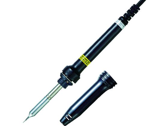 【商品説明】●高性能セラミックヒーターの採用により、コテ先温度の立ち上がりが速く、約1分ではんだ付けが可能です。●グリップからコテ先までの長さが短く操作性に優れています。●精密ソルダリングに最適のシャープなコテ先です。●コテ先内部に特殊ステ...