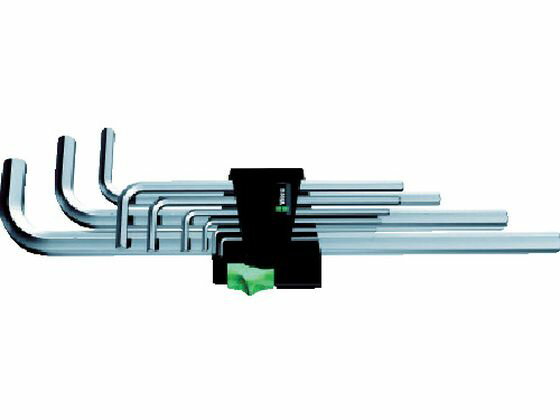 【仕様】●型番：021909●入数：1S●セット内容（mm）：1．5、2．0、2．5、3．0、4．0、5．0、6．0、8．0、10．0●セット内容（本）：9●REACH対応品●ホルダ●対辺1．5サイズは通常の六角棒レンチです。He×−Plu...