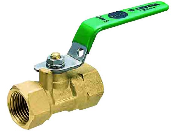 【商品説明】●軽量かつ最高許容圧力4．2MPa（600psi）と耐圧性能に優れています。【仕様】●型番：FS-15●呼び径A：15　●呼び径B：1／2　●全長（mm）：56．5　●高さ（mm）：43　●ハンドル長D（mm）：86　●最高許容...