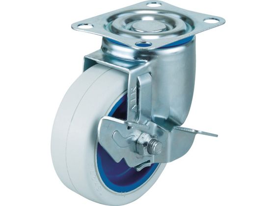 【仕様】●型番：ALG-75-NRDS-W●許容荷重（daN）：70 ●許容荷重（kgf）：72 ●車輪径D（mm）：75 ●車輪幅（mm）：27 ●取付高H（mm）：93 ●取付座A（mm）：70 ●取付座B（mm）：58 ●取付ピッチX...