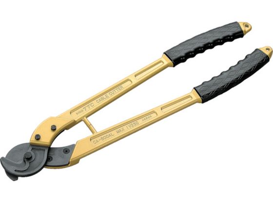 【商品説明】●アルミハンドルで軽量化を実現しています。●機動性に優れ電設工事をサポートします。●刃部はサビに強いリン酸亜鉛被膜仕上げです。【仕様】●型番：CA-450AL●切断能力：IV線150［［MM2］］（直径21mm）●全長（mm）：...