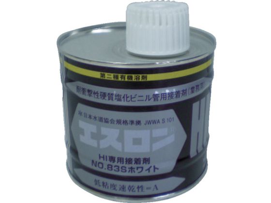【商品説明】●本体色が白色のため、塗布状況が確認しやすいです。【仕様】●型番：S835G●色：白 ●容量（g）：500●使用温度範囲：0〜60℃ ●硬化時間：30秒以上／呼び径50以下、1分以上（冬場は2分以上）／呼び径65〜150 ●養生...