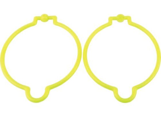 【商品説明】●コーン用のプラスチック製リングです。●別売のチェーンと一緒に使用します。【仕様】●型番：TCRLY●入数：2個●色：蛍光イエロー　●径（mm）：4．8　●縦（mm）：86　●横（mm）：114●ポリエチレン（PE）【備考】※メ...