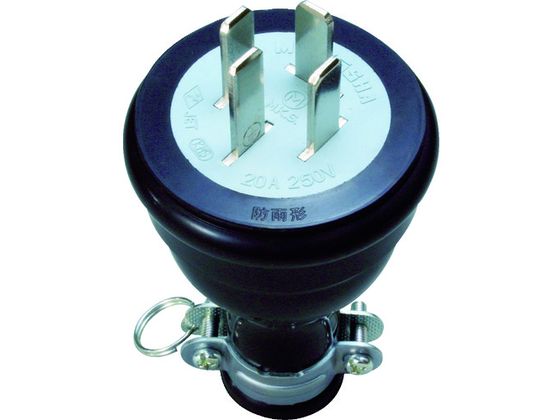 【仕様】●型番：MP2520●定格：接地3P20A250V　●適用電線（［［MM2］］）：2CT．VCT3．5〜5．5　●防水：○【備考】※メーカーの都合により、パッケージ・仕様等は予告なく変更になる場合がございます。【検索用キーワード】明...