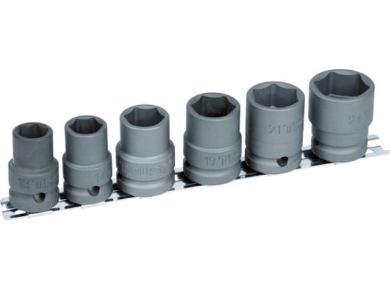 【仕様】●型番：T4-5SET●入数：1S●差込角（mm）：12．7●セット内容：T4−13A（13mm）、14A（14mm）、17A（17mm）、19A（19mm）、21A（21mm）、24A（24mm）●セット内容（点）：6●タイプ：ス...