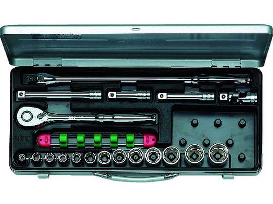 【商品説明】●自動車整備・機械整備に最適です。●ユーザーニーズに合わせた入組内容、使い勝手を考えたレイアウトです。●トレイは割れにくく、丈夫で耐久性に優れた樹脂成形品です。●メタルケース（EKB−2）付です。【仕様】●型番：TB413●入数...