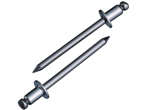 【仕様】●型番：NST52MP●入数：30本●かしめ板厚（mm）：1．2〜3．2 ●リベット長（mm）：6．6 ●フランジ径（mm）：7．9 ●リベット径（mm）：4．0 ●下穴径（mm）：4．1〜4．2 ●せん断荷重（N）：3400 ●引...