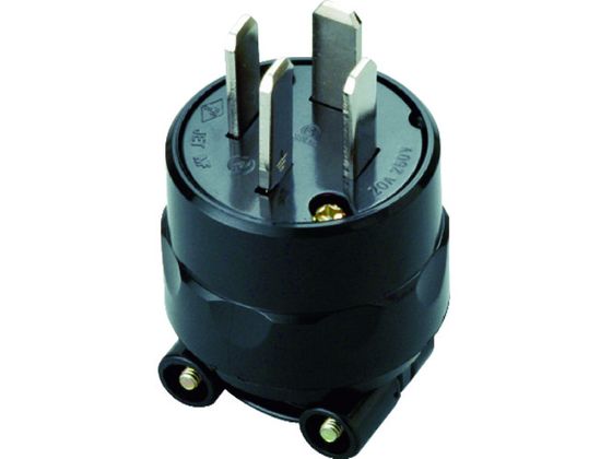 【仕様】●型番：MP2566●定格：接地3P20A250V　●適用電線（［［MM2］］）：VCT・VCTF2・3．5【備考】※メーカーの都合により、パッケージ・仕様等は予告なく変更になる場合がございます。【検索用キーワード】明工接地3P20...