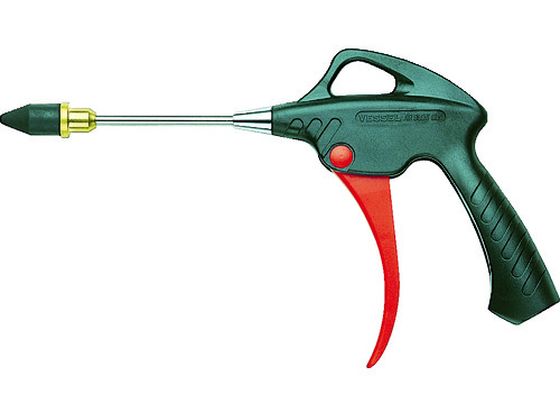【商品説明】●ソフトなゴム製チップ付ノズルで、傷をつけてはいけない金型や塗装面、流体配管内部のゴミの吹き飛ばしなどに。鈑金・塗装関係・自動車整備・金型・金属加工関連などの作業での除塵・吹き飛ばし・乾燥作業に。●4本の指で操作できる大型レバー...