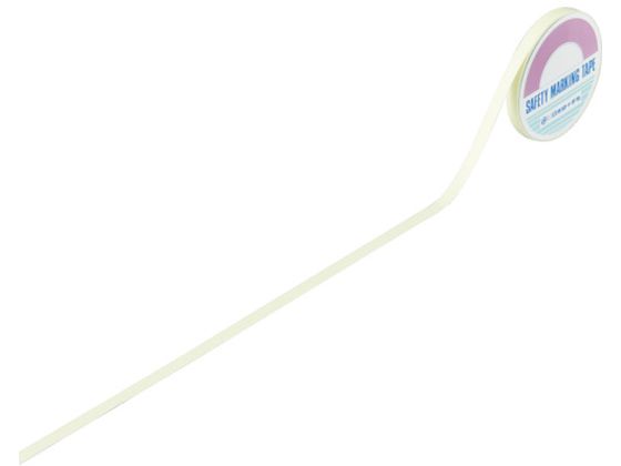 【商品説明】●JIS規格で最上級の輝度（JDクラス）をもつ蓄光式のラインテープで、光を遮断後も10〜12時間の視認可能な自発光能力をもっています。●耐久性、環境性に優れた素材を使用しています。●電気が消えても長時間光ります。【仕様】●型番：...