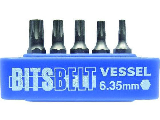 【仕様】●型番：TD-BS3●入数：5本●セット内容：T10H、T15H、T20H、T25H、T30H×25．4mm、ビットベルトホルダ●セット内容（点）：6●特殊鋼【備考】※メーカーの都合により、パッケージ・仕様等は予告なく変更になる場合...