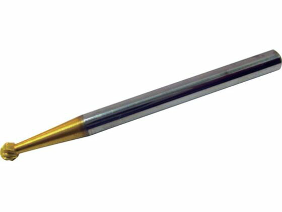 【仕様】●型番：SBT8A01●形状：球型（ダブルカット）●軸径（mm）：3●刃径（mm）：2．5●刃長（mm）：2．3●最高使用回転数（rpm）：65000●軸長（mm）：35．7●タイプ：オール超硬●超硬●表面処理：チタン（Tin）コー...