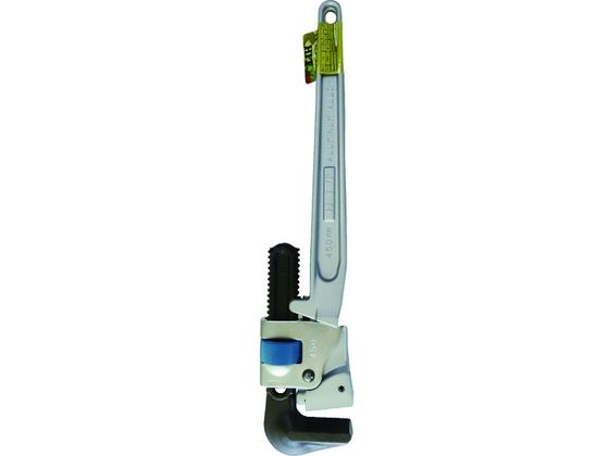 【商品説明】●対象物へ傷を付けにくい専用歯を採用しています。●本体はアルミ鍛造品のため、軽くて丈夫です。【仕様】●型番：ALP900J●くわえられる管呼び寸法：25A〜100A●くわえられる管外径（mm）：25〜135●全長（呼称）（mm）...