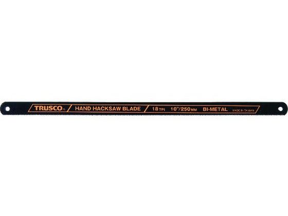 【商品説明】●低価格のバイメタルハイスハンドソーです。【仕様】●型番：THS25018-5P●入数：5枚●山数：18●呼称寸法（mm）：250●全長（mm）：263●厚さ（mm）：0．65●適合機種：250mm幅金工のこ●刃先：バイメタルハ...