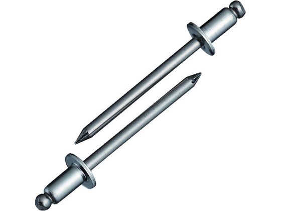 【商品説明】●片側から複数の母材をワン・アクションで締結できますので作業の省力化や生産性の向上に貢献します。【仕様】●型番：NST63●入数：1000本●かしめ板厚（mm）：1．6〜4．8 ●リベット長（mm）：9．0 ●フランジ径（mm）...