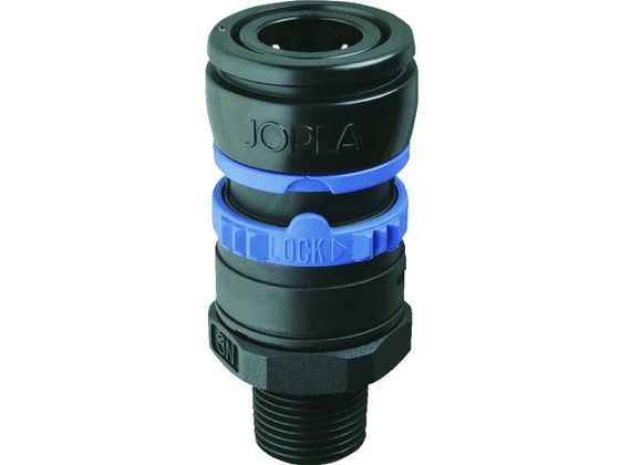 【商品説明】●ねじタイプ。●ワンタッチ接続方式。●セーフティロック機構を標準装備。●エンジニアリングプラスチックの採用で耐衝撃性に優れています。●プラスチック製で軽くてさびません。【仕様】●型番：TS-3NR●相手側取付サイズ：Rc3／8　...