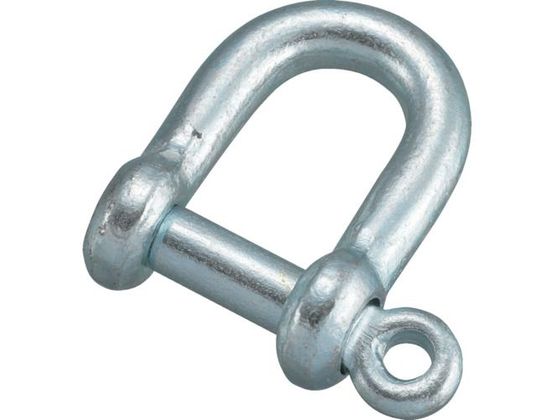 【商品説明】●ねじ込みタイプのスタンダードなシャックルです。【仕様】●型番：TSC-08●基本使用荷重（t）：0．23　●ねじ径：W5／16　●使用荷重（kN）：2．25　●使用荷重（t）：0．23　●B（mm）：16　●D（mm）：15　...