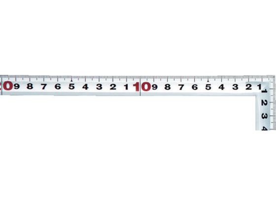 【商品説明】●JIS規格の曲尺です。●大きく読み取りやすい目盛数字です。●シルバー加工で表面の反射を抑え目盛が読み取りやすくなっています。●土木・建築関係の方に最適です。【仕様】●型番：10014●長辺（mm）：520　●短辺（mm）：26...