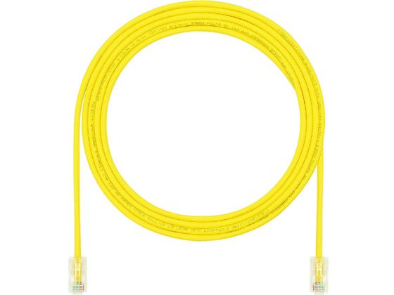 【商品説明】●細径（28AWG）なので省スペース設計を実現しました。●通常径パッチコードの1／2以下のサイズです。●曲げ半径が小さく柔軟なので、移設・増設が容易に行えます。●100％工場検査合格品です。【仕様】●型番：UTP28CH2MYL...