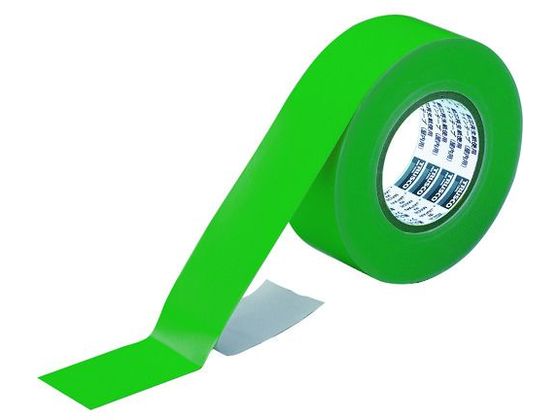 【商品説明】●粗面にもよくなじむ特殊な粘着剤を使用しています。●接着力が強力で、汚れにくく、耐摩耗性・耐久性に優れたタイプです。【仕様】●型番：TLT-50EAGN●色：グリーン　●幅（mm）：50　●厚さ（mm）：0．16　●長さ（m）：...