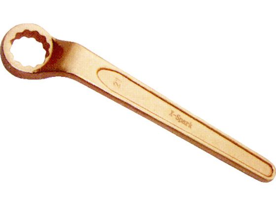 【商品説明】●化学工業、石油、製鉄、ガス産業、爆薬製造工場、造船所、航空業界、船舶搭載用、火力発電所、製薬工場、アルミ精製所、製粉工場、医療機器メンテナンス現場、クリーンルーム他。●摩擦や衝撃を加えても火花が出ない工具です。●60°オフセッ...