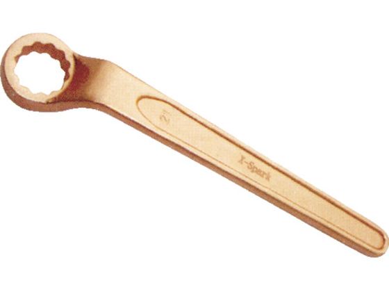 【商品説明】●化学工業、石油、製鉄、ガス産業、爆薬製造工場、造船所、航空業界、船舶搭載用、火力発電所、製薬工場、アルミ精製所、製粉工場、医療機器メンテナンス現場、クリーンルーム他。●摩擦や衝撃を加えても火花が出ない工具です。●60°オフセッ...