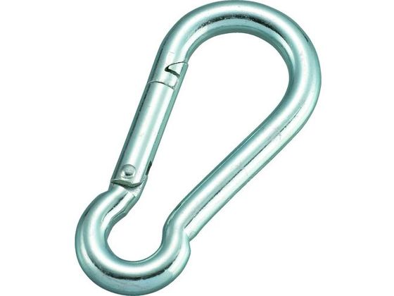 【商品説明】●スタンダードなスプリングフックです。【仕様】●型番：TSH-10●A（mm）：12 ●d（mm）：10 ●D（mm）：10 ●L（mm）：100 ●W（mm）：30 ●使用荷重（kN）：0．9 ●E（mm）：12●スチール ●...