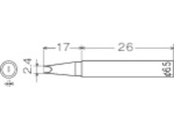 【仕様】●型番：PX-60RT-2.4D●コテ先名称：W2．4mm　●適合コテ：CXR−31、41、RX−711AS、RX−601、PX−501●ヒーター分離式【備考】※メーカーの都合により、パッケージ・仕様等は予告なく変更になる場合がござ...