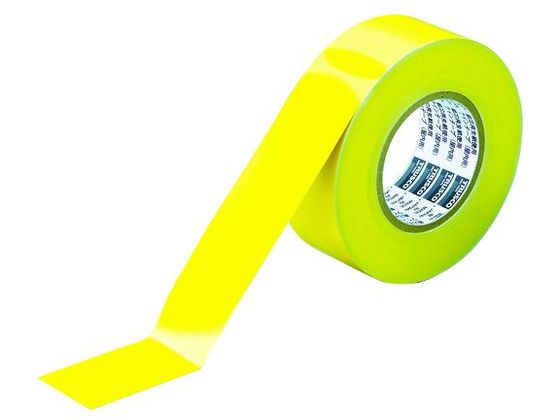 【商品説明】●剥離紙がなくゴミが少ないエコロジー商品です。●粗面にもよくなじむ特殊な粘着剤を使用しています。●接着力が強力で、汚れにくく、耐摩耗性・耐久性に優れたタイプです。【仕様】●型番：TLTS-50EY●色：イエロー　●幅（mm）：5...