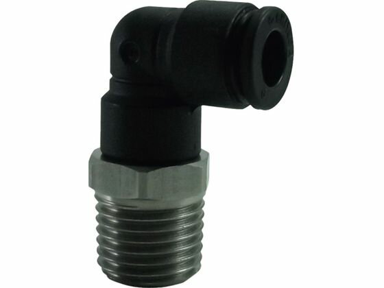 【仕様】●型番：FS6-02ML●接続口径：R1／4　●適合チューブ外径D（mm）：6　●六角対辺（mm）：14　●使用圧力：1MPa（空気）、0．3MPa（水）　●使用流体：空気、水●流体温度：−5〜60℃（空気）、5〜40℃（水）●本体...