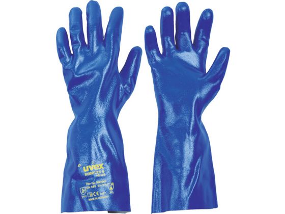 【商品説明】●人間工学に基づく快適なフィット感があります。●極めて高い柔軟性があり、軽量タイプです。●薬品、酸性、アルカリ性物質への耐性があります。●非常に柔軟で作業時にストレスを与えません。【仕様】●型番：6022468●色：ブルー ●サ...