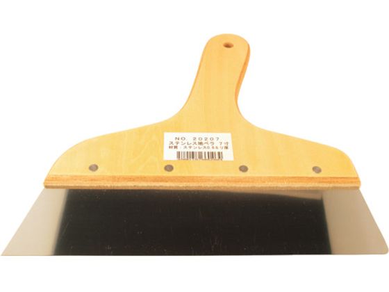 【商品説明】●柄は丸味を持ち、軽く握りやすく、クリア塗装です。【仕様】●型番：NO20207●全長（mm）：220　●刃幅（mm）：215　●刃厚（mm）：0．6　●刃長（mm）：50●呼び寸（寸）：7●ステンレス（SUS420J2）【備考...