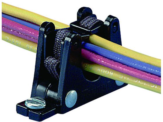 【商品説明】●ワイヤーを差し込む時に束線が常に丸く保持されます。●完成後に簡単に取り外すことができます。【仕様】●型番：ER.5-E4-X●入数：10個●色：黒　●縦（mm）：14．2　●横（mm）：49．8　●高さ（mm）：25．4　●最...