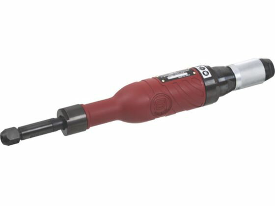 【商品説明】●耐久性に優れたタイプです。【仕様】●型番：SI-SG3-CR●チャック内径（mm）：6●全長（mm）：344●無負荷回転数（min［［の−1乗］］）：14000●空気消費量（［［M3］］／min）：0．38●ホース取付口：3／...