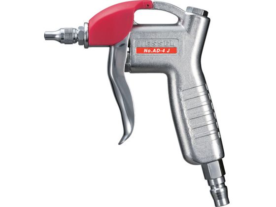 【商品説明】●レバーのガタつきを防ぐプロテクター付です。●疲れにくい大型レバーです。●先端ノズル交換可能です。●強靭・軽量アルミボディーです。●吊り下げ式にも対応しています。●流量調整タイプです。【仕様】●型番：AD-4 J●ノズル長（mm...