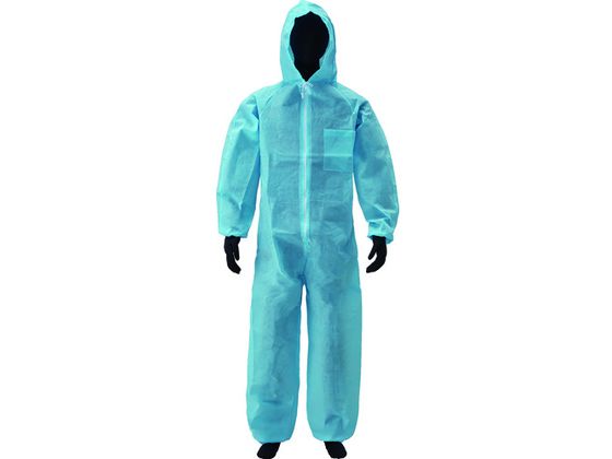 【商品説明】●軽量で通気性に優れた続服です。●簡単な汚れ作業に便利です。【仕様】●型番：AZ WORK1000A-LL●色：青 ●サイズ：LL ●適応身長（cm）：170〜188 ●適応胸囲（cm）：92〜108●使い捨てタイプ ●袖口、裾...