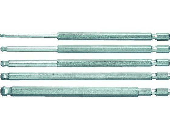 【商品説明】●先端にボールポイント加工が施されているため、ドライバーを傾けた状態でもネジを回せます。【仕様】●型番：THBAL-5SET●入数：5本●全長（mm）：150●硬さ：H●刃先：対辺3、4、5、6、8●セット内容：THBAL−30...
