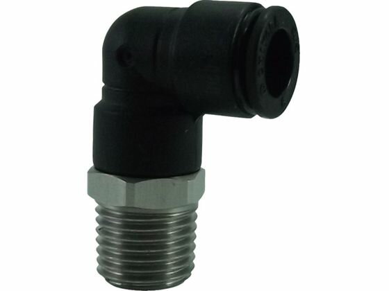 【仕様】●型番：FS8-02ML●接続口径：R1／4　●適合チューブ外径D（mm）：8　●六角対辺（mm）：14　●使用圧力：1MPa（空気）、0．3MPa（水）　●使用流体：空気、水●流体温度：−5〜60℃（空気）、5〜40℃（水）●本体...