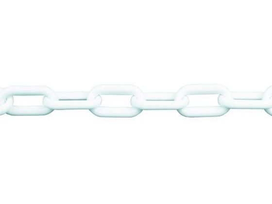 【商品説明】●短尺タイプのプラスチックチェーンです。●別売のチェーンジョイントを用いることで延長も可能です。【仕様】●型番：TPCB6-2W●色：ホワイト　●径（mm）：6　●長さ（m）：2●ポリエチレン（PE）【備考】※メーカーの都合によ...