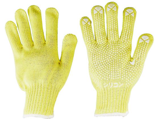 【商品説明】●ケブラー［［R下］］と同等の強度を保有するパラ系アラミド繊維であるトワロン［［R上］］を使用した耐切創すべり止め付き手袋です。●耐熱性（約300℃）のあるシリコン樹脂のすべり止めです。【仕様】●型番：4630●色：イエロー ●...