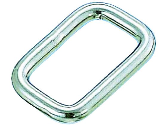 【商品説明】●接続部は溶接しているため丈夫です。●直線部分が対になっているので、ゴム繊維などの幅のあるベルト同士の連結などに使用できます。【仕様】●型番：B-613●D（mm）：3 ●使用荷重（kN）：0．20 ●A（mm）：15 ●B（m...