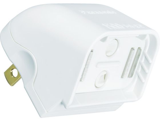 【仕様】●型番：WH66011WP●色：ホワイト　●品名：マグネットタップ　●定格：15A・125V●定格電圧：AC125V・15A・最大1500Wまで対応●マグネットとアダプタはセットでお使いください。【備考】※メーカーの都合により、パッ...