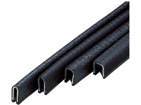 【商品説明】●接着剤を使用せず取り付けができます。【仕様】●型番：100-48-B-5T-L5●色：黒　●長さ（m）：5　●B（mm）：13．3　●C（mm）：2．2　●r（mm）：3．6　●t（mm）：4．8　●A（mm）：9．2●取付方...