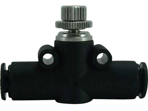 【仕様】●型番：F6R-00SC●適合チューブ外径D（mm）：6　●使用流体：空気●使用温度範囲：−5〜60℃（凍結なきこと）　●使用圧力：0．05〜0．7MPa　●メーターイン・メーターアウトタイプ●樹脂部品：難燃性ポリブチレンテレフタレ...