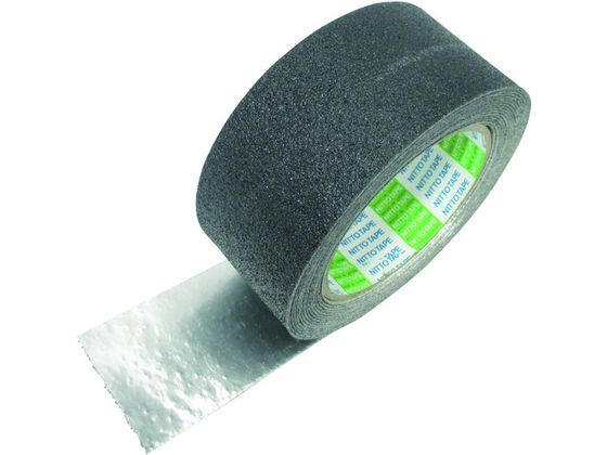 【商品説明】●屋外用（凹凸面）。（素足以外で歩行する場所全般）工業、駅、各種施設の階段、スロープの滑り防止に。●階段、スロープなどの滑りやすい箇所や危険を伴う作業場でのスリップを防ぐテープです。●アルミ基材なので、凹凸面に追従します。●優れ...