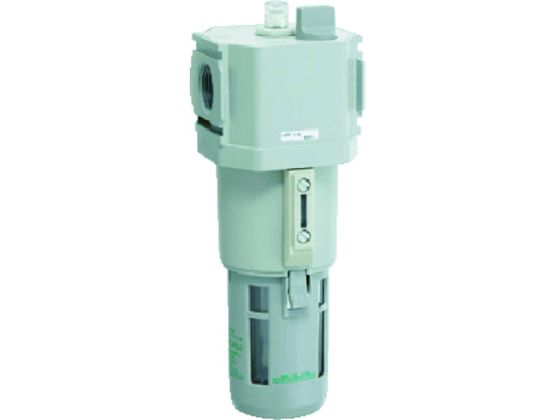 【仕様】●型番：L8000-25-W●使用圧力（MPa）：1　●処理空気流量（［［M3］］／min）：10．0　●貯油量（［［CM3］］）：170　●接続口径：Rc1　●全長（mm）：282．0　●設定圧力（MPa）：−　●使用流体：空気●...